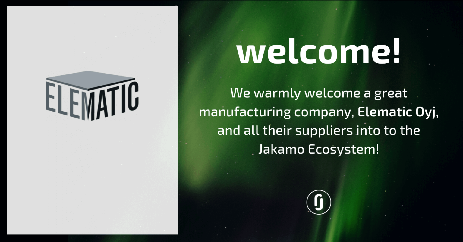 Elematic Oyj is digitalizing their supply chain operations with JAKAMO