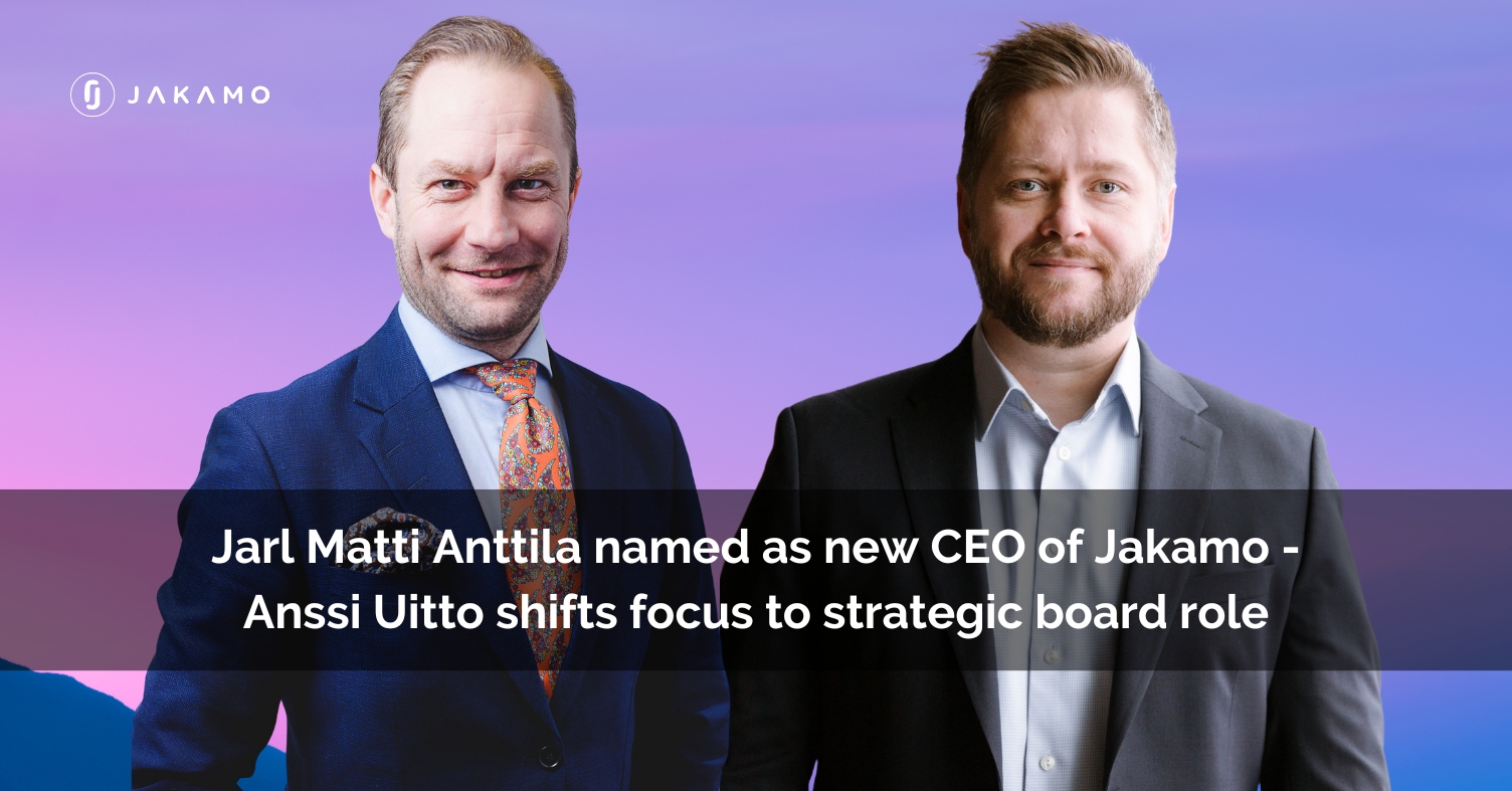 Jarl Matti Anttila named as new CEO of Jakamo - Anssi Uitto shifts ...